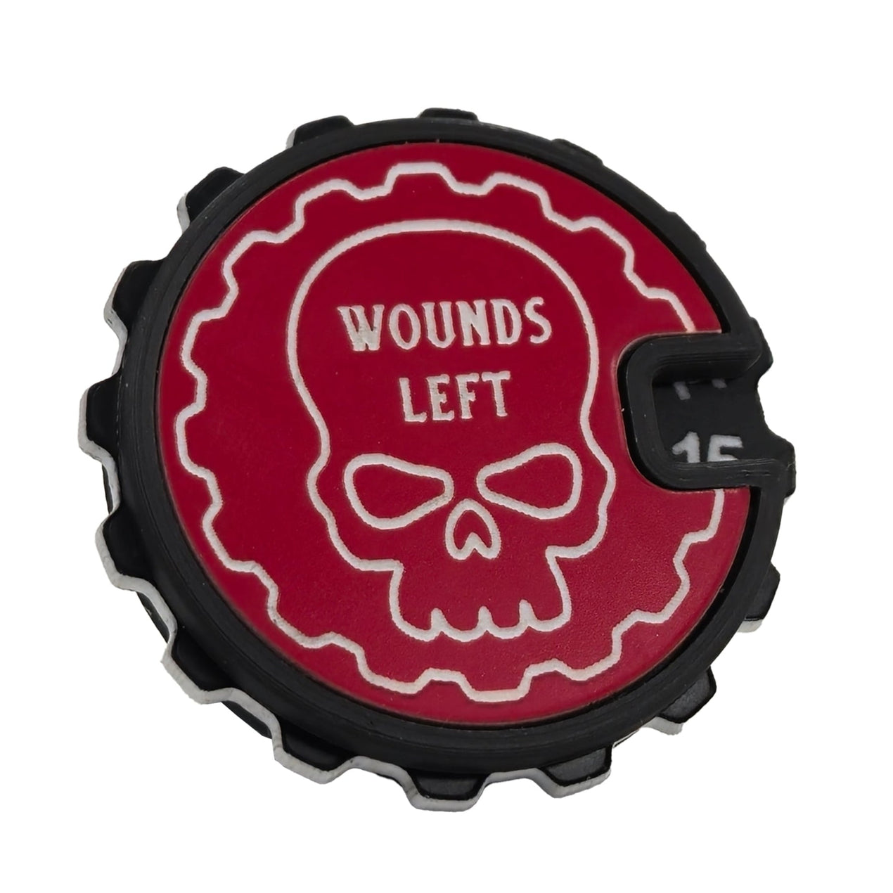 1-16 Table top Wound Tracker (Choose a Colour) – Fat Dwarf
